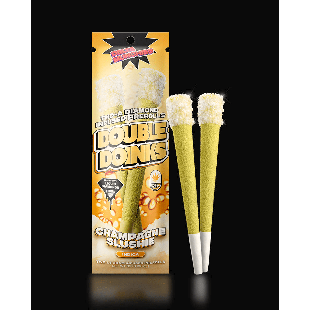 Pre Roll 2 Pack Double Doinks - THCa Diamonds, Kief, Flower - Delta ...